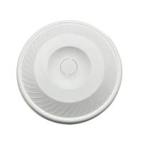 China 90mm Cold hot Flat Disposable Biodegradable Sugarcane Bagasse Cup Lids white or natural for sale