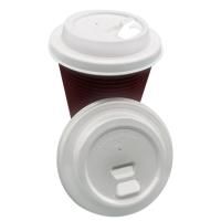 China 80mm 90mm Eco Cup Lids 100% Natural Plant Fiber Sugarcane Bagasse Lids for sale