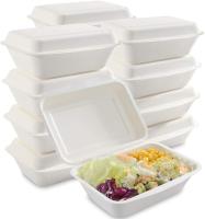 China 7*5 Inch Compostable Food To Go Containers Disposable Take Away Food Lunch Box for sale