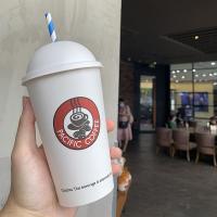 China Disposable  90mm Sugarcane Dome Lids For 16 Oz Cups for sale