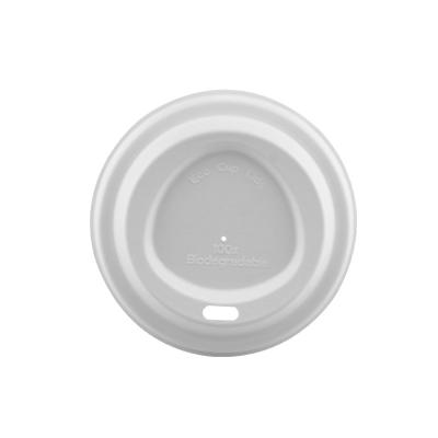 China Eco Friendly Compostable Sippy Cup Lids Sugarcane Bagasse 90 mm Round Cup Cover for sale