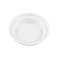 China 90mm 100% Biodegradable Sugarcane Pulp Molded Sip Lid , Triangle Design , Bleached for sale