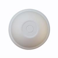 China Manufacture Tea Cup Cover Eco Biodegradable Pulp Sugarcane Paper Dome Lids 90mm for sale
