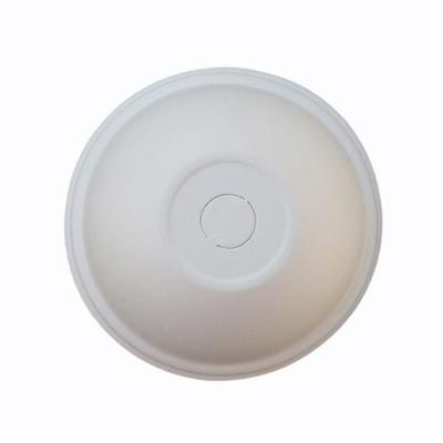 China Manufacture Tea Cup Cover Eco Biodegradable Pulp Sugarcane Paper Dome Lids 90mm for sale
