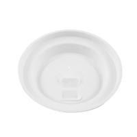 China Sugarcane Bagasse Pulp Eco Cup Lids 100% Natural Plant Fiber Lids 90mm for sale