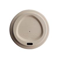 China Cup Lids, Cup Holder. White/Nature, Sugarcan Bagasse, Biodegradable and compostable for sale