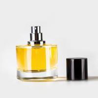 China 30 50ml Spray Perfume Bottle Buckle Thick Bottom Transparent Glass for sale