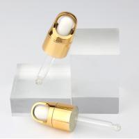 China Gold Pressing Straw Anodized Refined Oil Plastic Bottle Dropper 13 415 for sale
