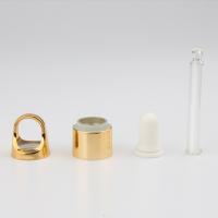 China Gold Pressing Straw Anodized Refined Oil Plastic Bottle Dropper 13 415 for sale