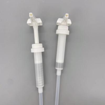 China UK10-1 38-400 PP/PE 30ML dispenser syrup pump the quantity of liquid pump salad milk honey for sale