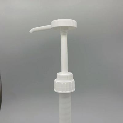 China PP PE 10ML Syrup Bottle Pump Dispenser Fructose Concentrated Fruit for sale