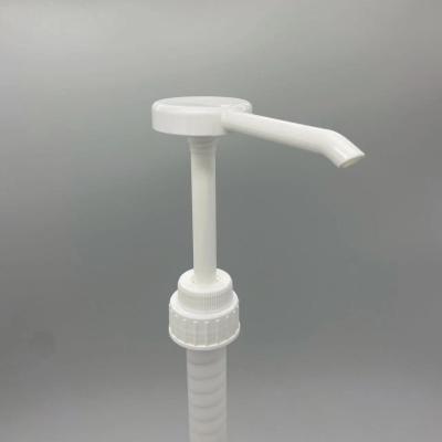 China UK10-1 38-410 PP/PE 30ML Plastic syrup pump dispenser sauce pump honey milk salad dressing for sale