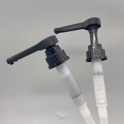 China UK30 43-410 PP/PE 10ML Plastic syrup pump dispenser pump chocolate sauce milk salad dressing for sale