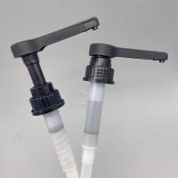 China PP PE 20ml Plastic Syrup Pump Black White Dispenser Pump Milk Honey Salad Dressing for sale
