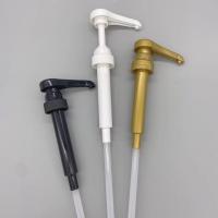 China 28 400 5ml Plastic Dispenser Pump Milk Honey Fruit Juice Pump Black White Golden for sale