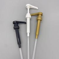 China UK10 28-400 PP/PE 8ML Plastic dispenser  syrup pump color customizable milk honey fruit juice pump for sale