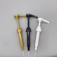 China PP PE Plastic Condiment Pump Dispenser 10ML Syrup Food for sale
