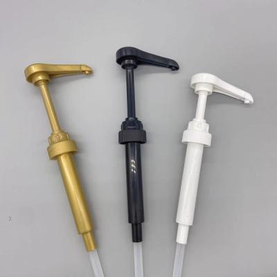 China UK10 28-400 10ML PP/PE dispenser  syrup pump non Spill pump color&printing customizable food pump for sale