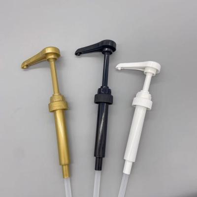 China 28 400 5ml 8ml 10ml Plastic PP PE Dispenser Syrup Pump Non Spill for sale