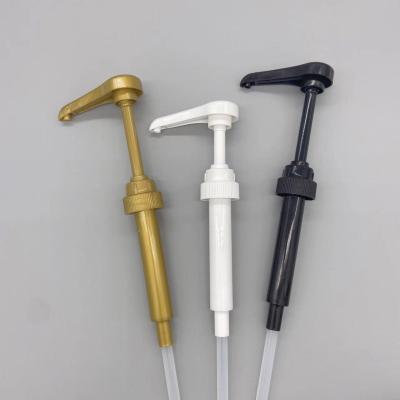 China 5ml 10ML Plastic PP PE Dispenser Syrup Pump Color Printing Customizable for sale