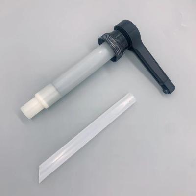 China 30ml Plastic Syrup Pump Black Chocolate Sauce Pump Milk Tea Shop Tools for sale