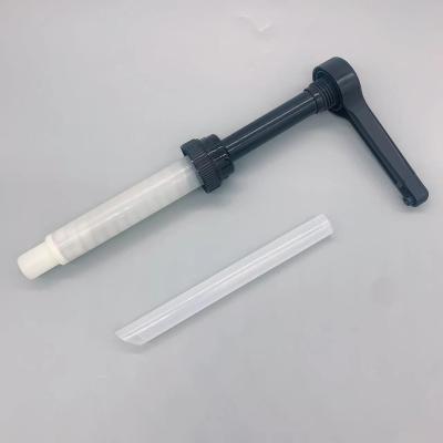 China Reusable Plastic Syrup Pump 15ml Black Fructose Pump Tool Bar for sale