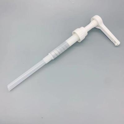 China White Fast Food Kit Food Grade Coffee Syrup Pump 30ml 38 410 for sale