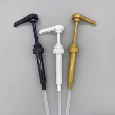 China Plastic PP PE 5ML 8ML 10ML Dispenser Syrup Pump Custom Colors Food Grade for sale
