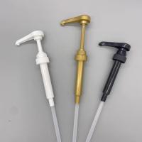 China PP PE 5cc 7.5cc 10cc Plastic Syrup Pump Coffee Milk Honey Juice for sale