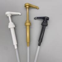 China PP PE 5cc 7.5cc 10cc Plastic Syrup Pump Coffee Milk Honey Juice for sale