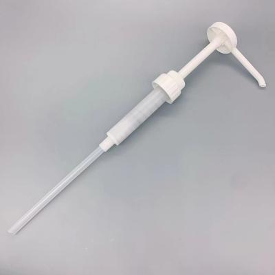 China 38 400 Round Head Plastic Syrup Pump 25ml Apply Alcohol Disinfectant for sale