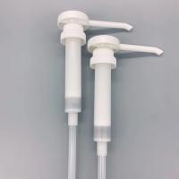 China Round Head Plastic Syrup Pump 10ml Honey Dispenser Pump for sale