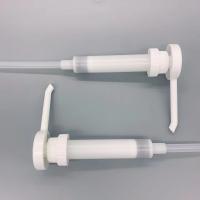 China Round Head Plastic Syrup Pump 10ml Honey Dispenser Pump for sale