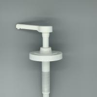 China 1L PP Plastic Bottle Pump Head Press Food Grade Syrup Jam Pump for sale