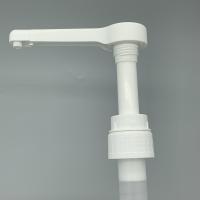China Maximum Dose White Plastic Chocolate Syrup Pump 30CC for sale