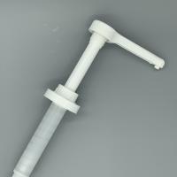 China White High Dose Plastic Food Syrup Dispenser Pump Soy Sauce Pump for sale