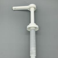 China White High Dose Plastic Food Syrup Dispenser Pump Soy Sauce Pump for sale