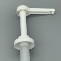China White High Dose Plastic Food Syrup Dispenser Pump Soy Sauce Pump for sale