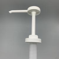 China 53 400 Syrup Dispenser Pump 10ml To 30ml Plastic Syrup Pump for sale