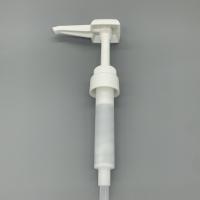 China 38 410 White Plastic High Dose Food Pump For Syrup Blending Coffee Partners for sale