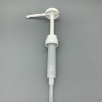 China White Food Jam Pump Plastic Coffee Syrup Distributor Pump 30CC 25CC for sale