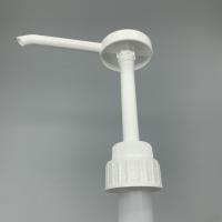 China White Food Jam Pump Plastic Coffee Syrup Distributor Pump 30CC 25CC for sale