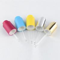 China Anodized Pressing Dropper Glass Refined Oil Glass Liquid Dropper Glue Head for sale