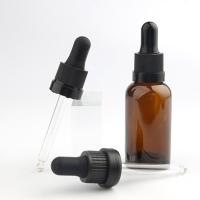 China Black Anti Theft Burette 18 410 Plastic Bottle Dropper For Fine Oil for sale
