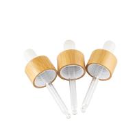 China Essence Oil Bottle Cosmetics Bottle Bamboo Dropper Tops 0.25ml 0.5ml for sale