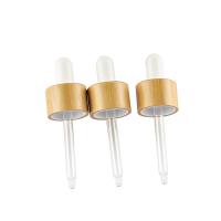 China Essence Oil Bottle Cosmetics Bottle Bamboo Dropper Tops 0.25ml 0.5ml for sale