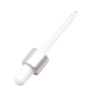 China 13 415 Anodized Aluminum Dropper Silver Customizable Tube Length for sale
