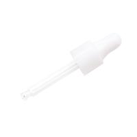 China 13 415 White Smooth Inner Ring Plastic Bottle Dropper Head Burette for sale