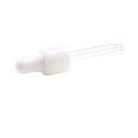 China 13 415 White Smooth Inner Ring Plastic Bottle Dropper Head Burette for sale