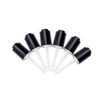 China 18 415 Black Dumb Face Plastic Bottle Dropper Pressing for sale